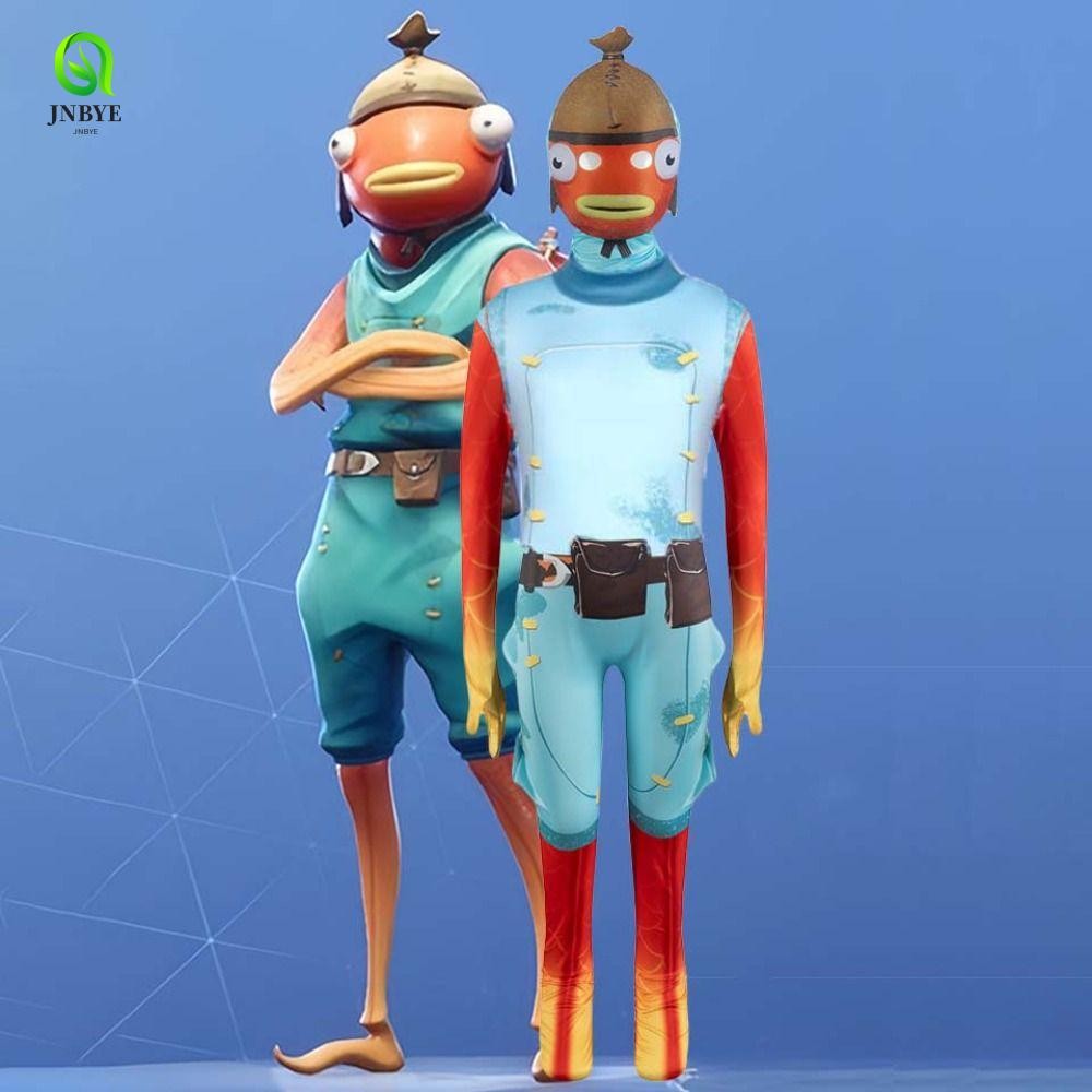 JNBYE Dopey Fish Cosplay Costume, Headgear Halloween Ugly Fish Cosplay ...