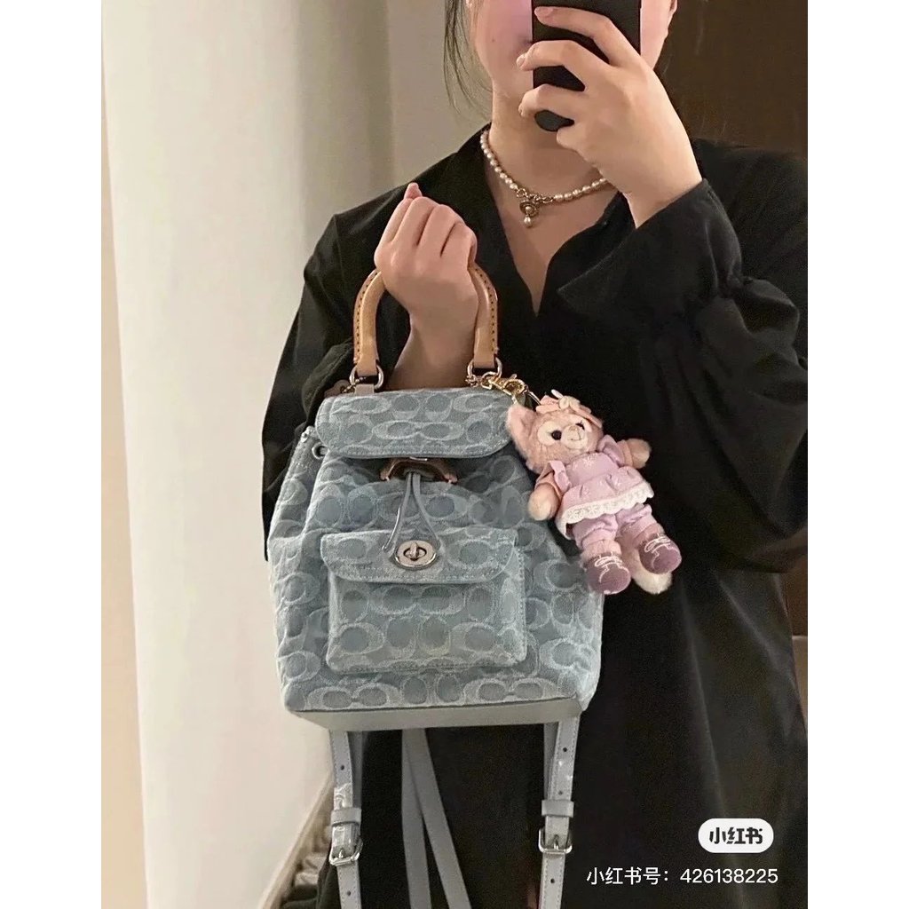 COACH COACH Riya Backpacks 21 Chambray Series Backpack CH588 CJ813 ...