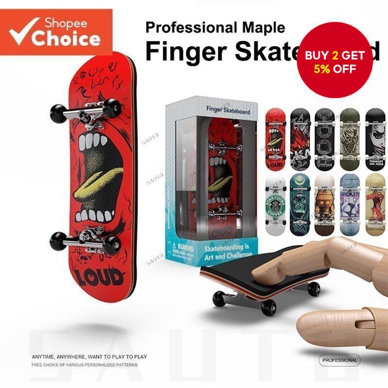 Mini Finger Skateboard - Portable Office Desk Toy for Stress Relief ...