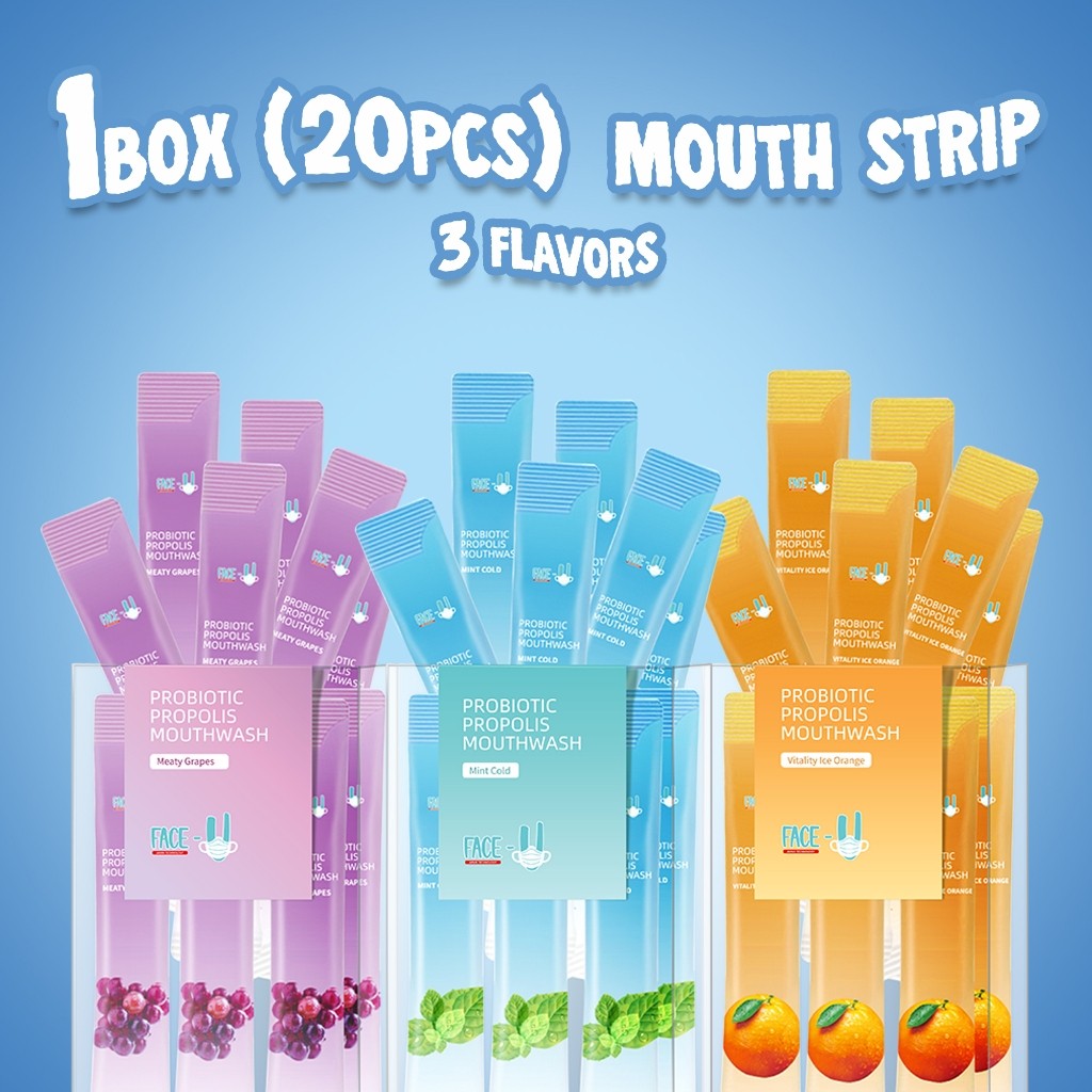 20Pcs/Box Travel mouthwash Fresh Breath Probiotic mouthwash Portable ...