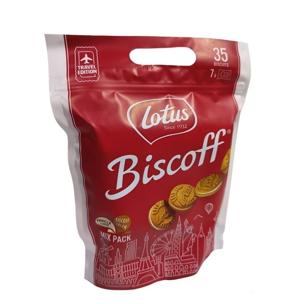LOTUS Biscoff Sandwich Mix Pack Travel Edition Biscuits 350 grams from ...