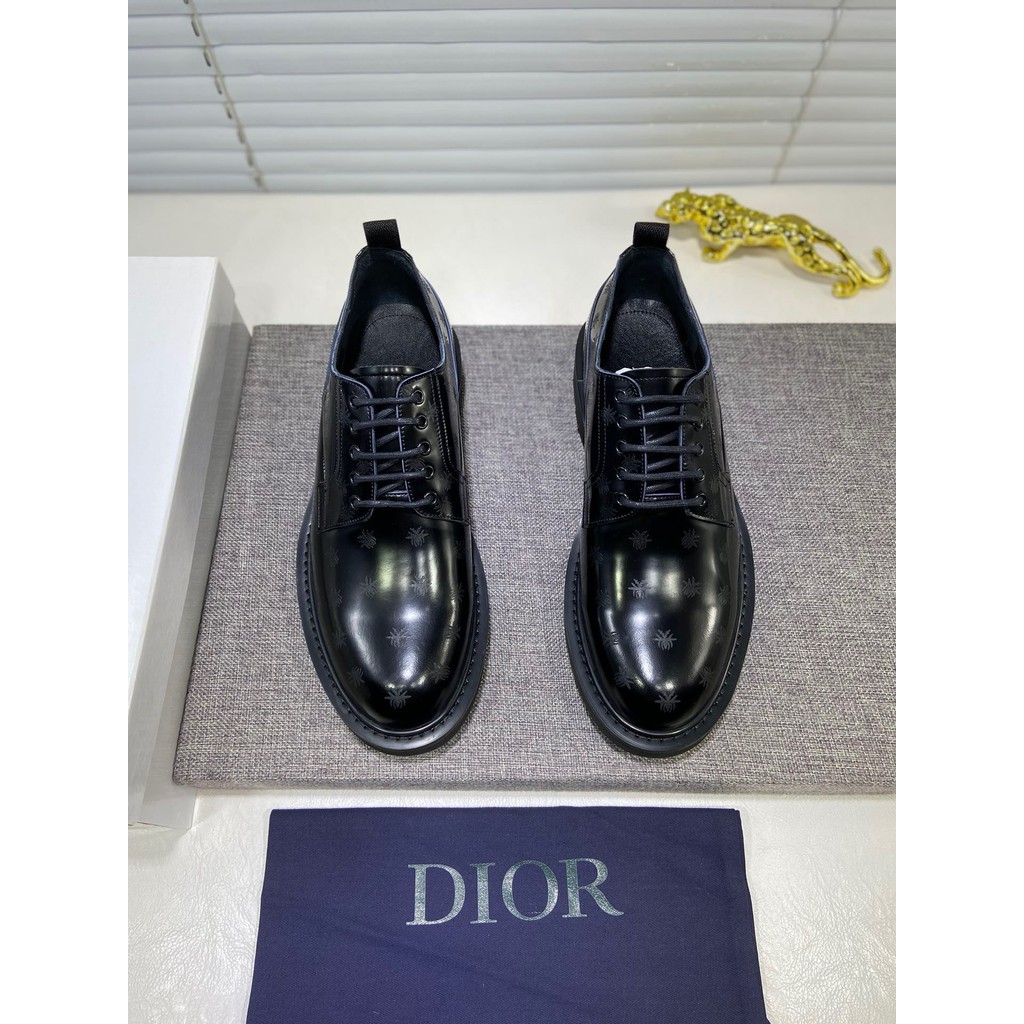 1:1 Original Label AAA+ CD Little Bee Leather Shoes New Men's Low-top ...