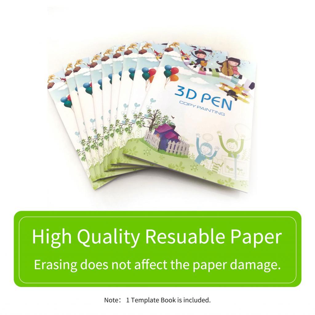 dajrrhd 3D Pen Template Book For Printing Drawing Stencils 40 Pattern ...