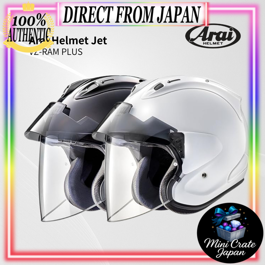 Arai Jet Helmet VZ-RAM PLUS - Various Colors and Sizes | Shopee Philippines