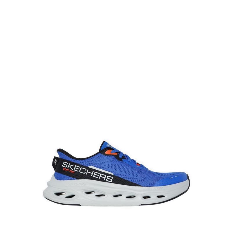 Skechers Slip-Ins Max Cushioning Glide-Step Men's Running Shoes - Blue ...