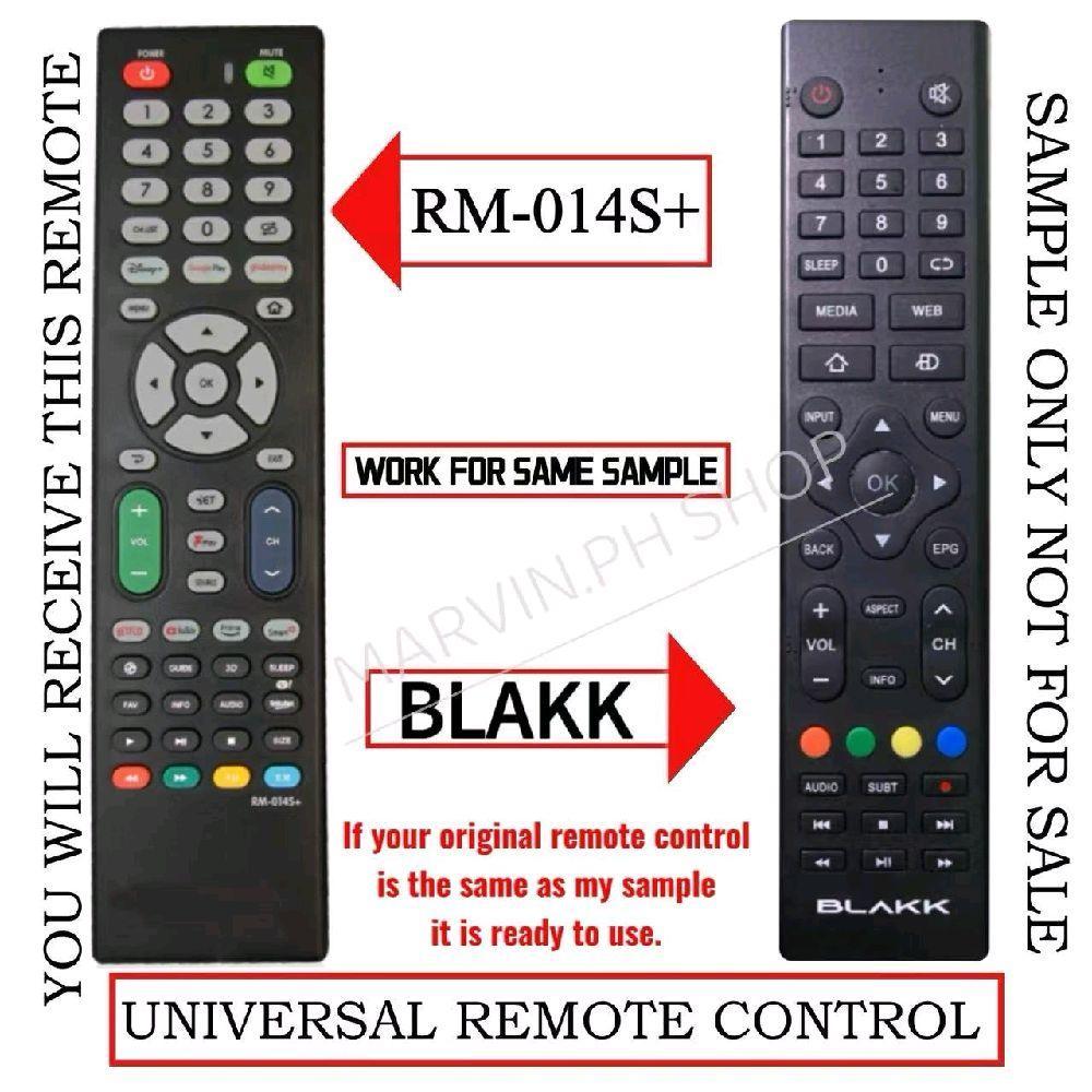 READY TO USE Universal remote control for Blakk smart tv curved tv ...