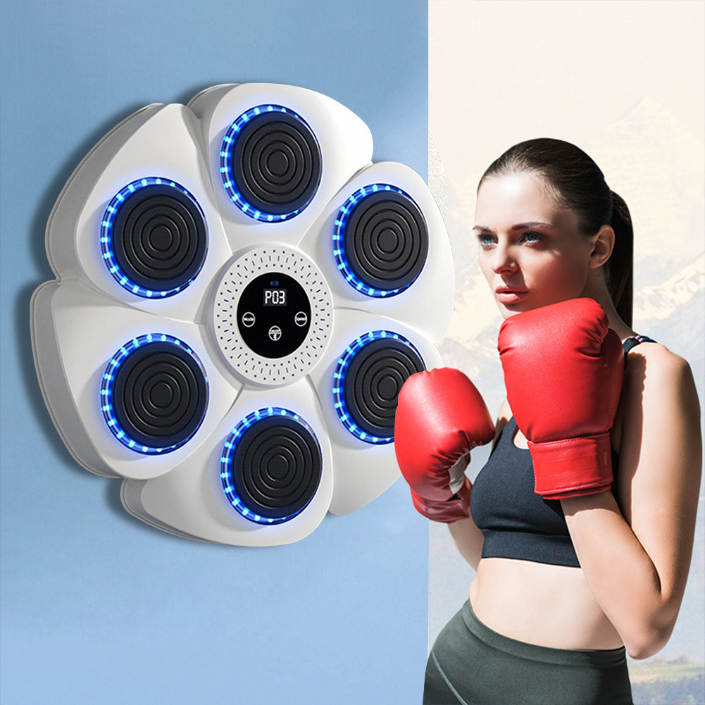 Music Boxing Machine Type C Charging Boxing Reaction Wall Target for ...
