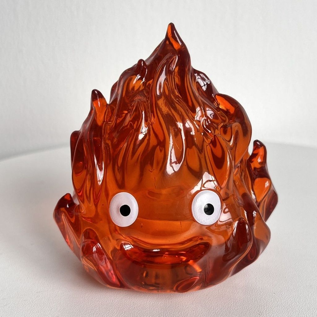 Howl's Moving Castle Flame Fire Calcifer Six-Color Glowing Figurine ...