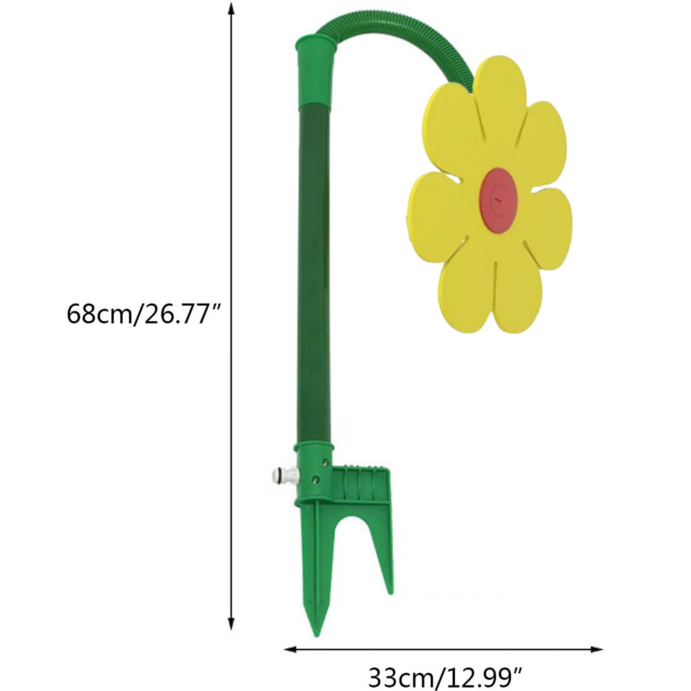Crazy Daisy Sprinkler 360°Rotable Funny Dancing Daisy Sprinklers Flower ...