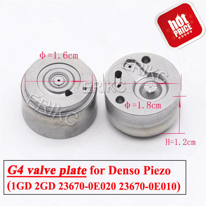 Injector Control Valve Plate G4 for Denso Piezo 1GD 2GD 295040-9440 ...