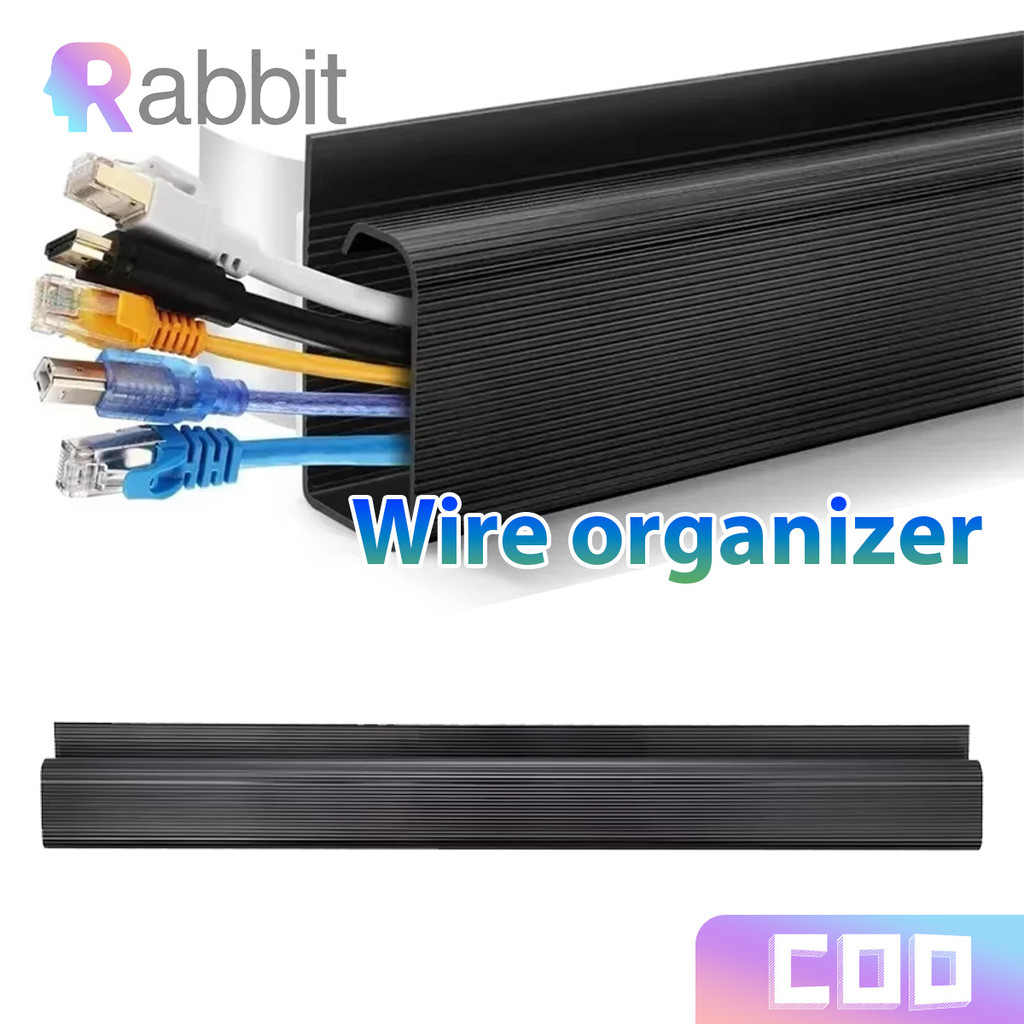 Cable Management Under Desk Premium Cable Raceway Black Under Desk ...