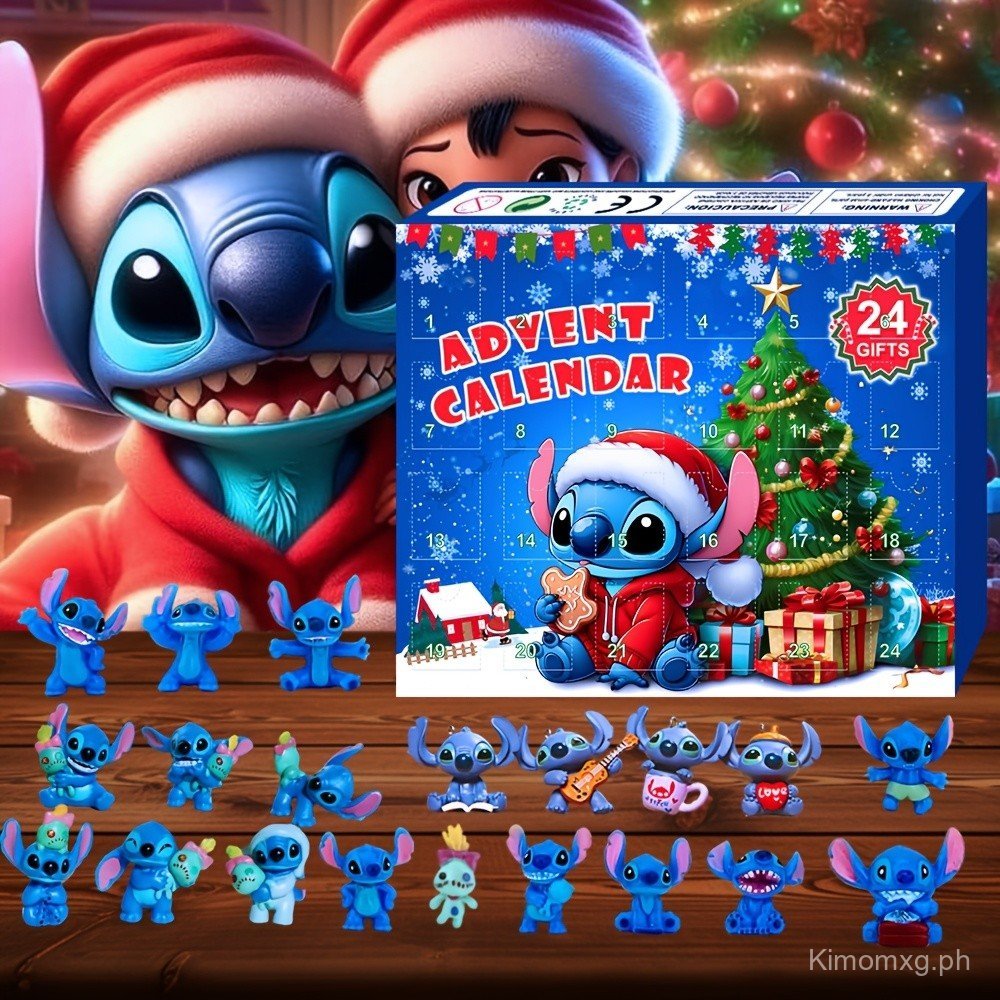 24pcs Disney Stitch Halloween Advent Calendar 2025, Lilo & Stitch ...