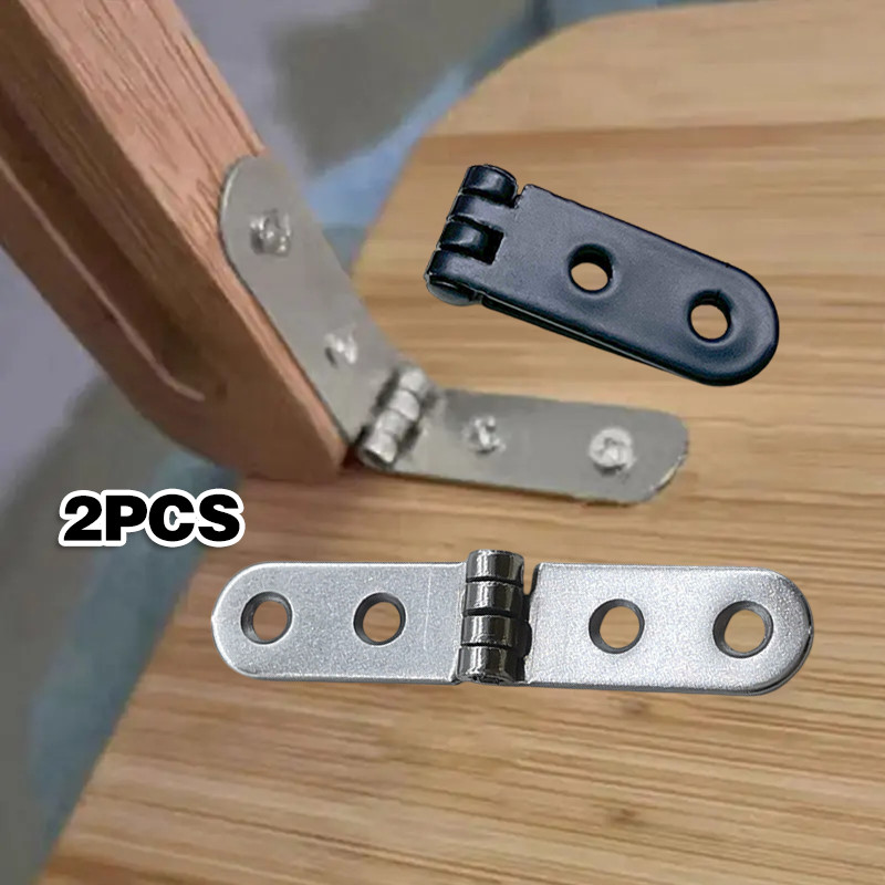 2pcs Stainless Steel Foldable Hinge Flap Screw-On Hinges for Sewing ...