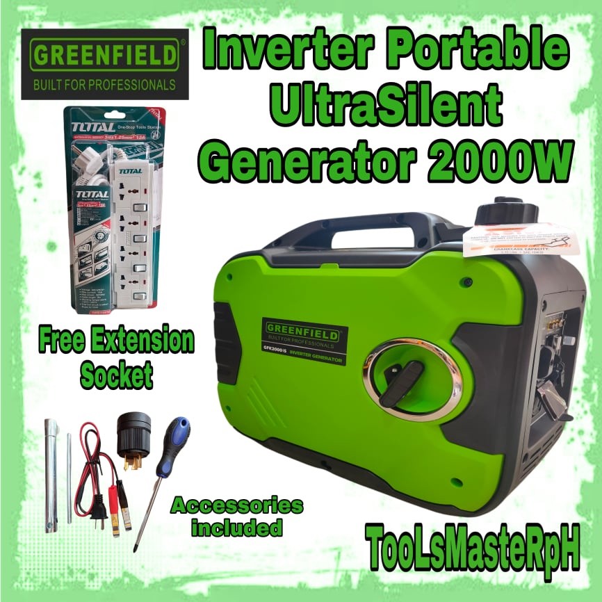 Greenfield/EFPower 2000watts Inverter Gasoline Generator GFK2000IS ...
