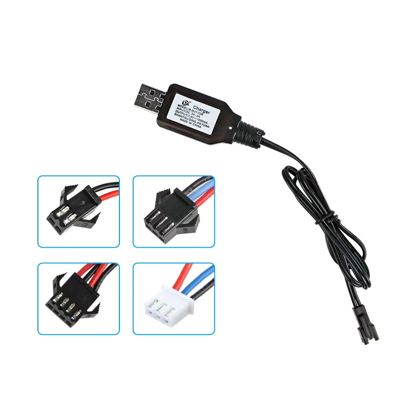 FAPH 7.4V (3.7V X2) Charger SM-2P/3P SM-4P Reverse XH-3P/4P Li-ion ...