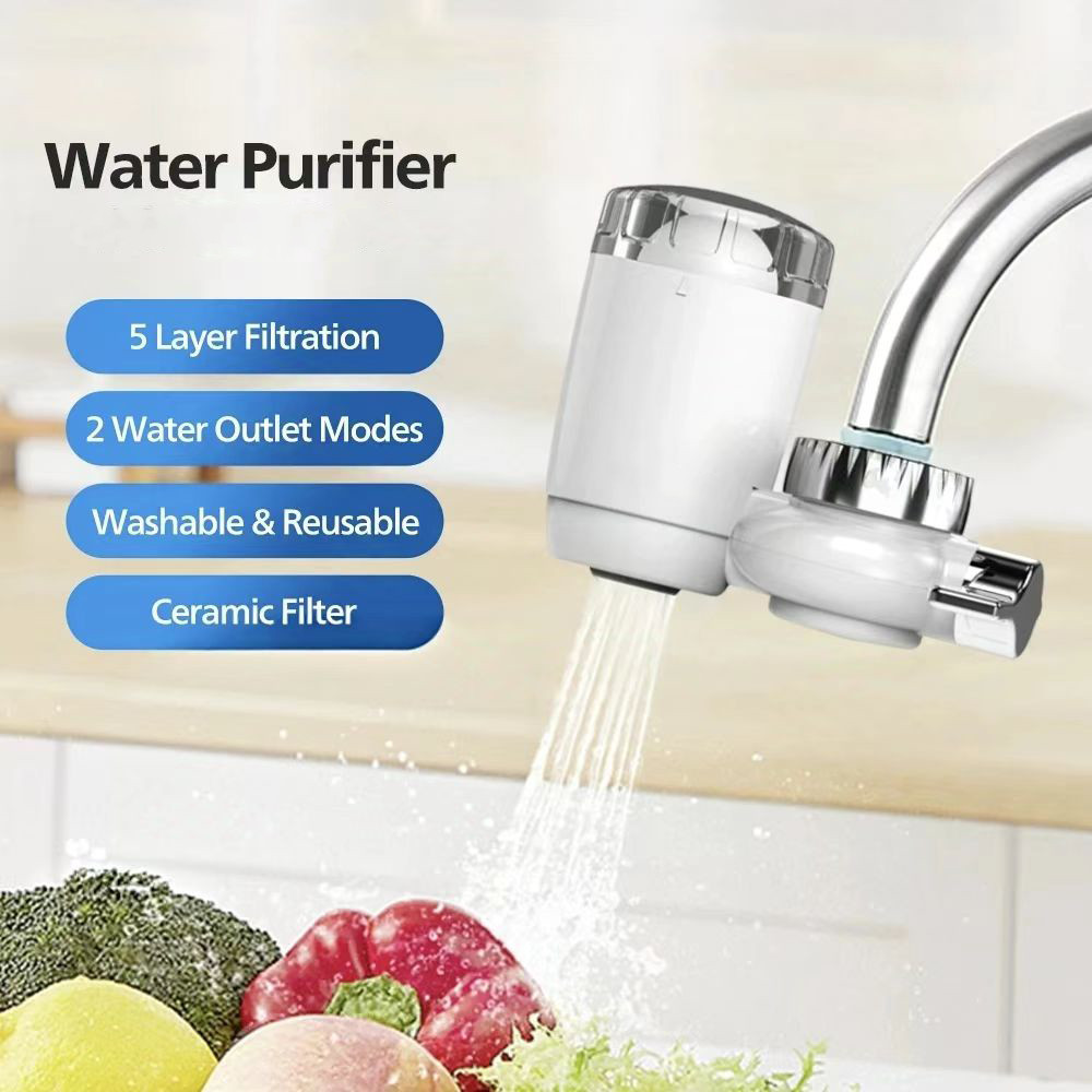 Faucet Filter Purifier Faucet Tap Ceramic Filter Home Filter Kitchen ...