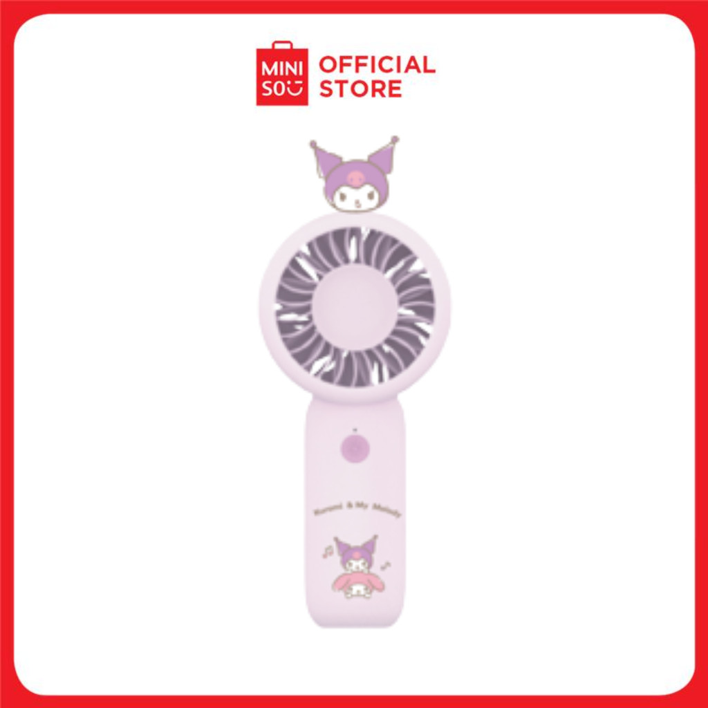 MINISO Kuromi 1200mAh Mini Handheld Fan | Shopee Philippines