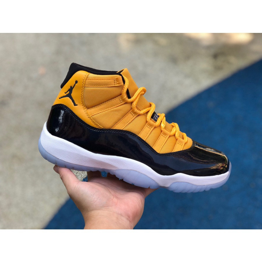 4I53 2022New Air Jordan 11 Retro High yellow black AJ11 basketball ...