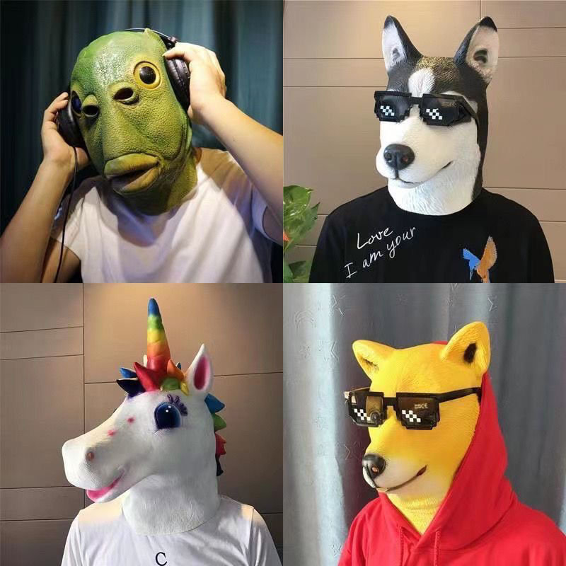 Fish Headgear Douyin Male Female Fish Headgear Mask Mallfish Fishman ...