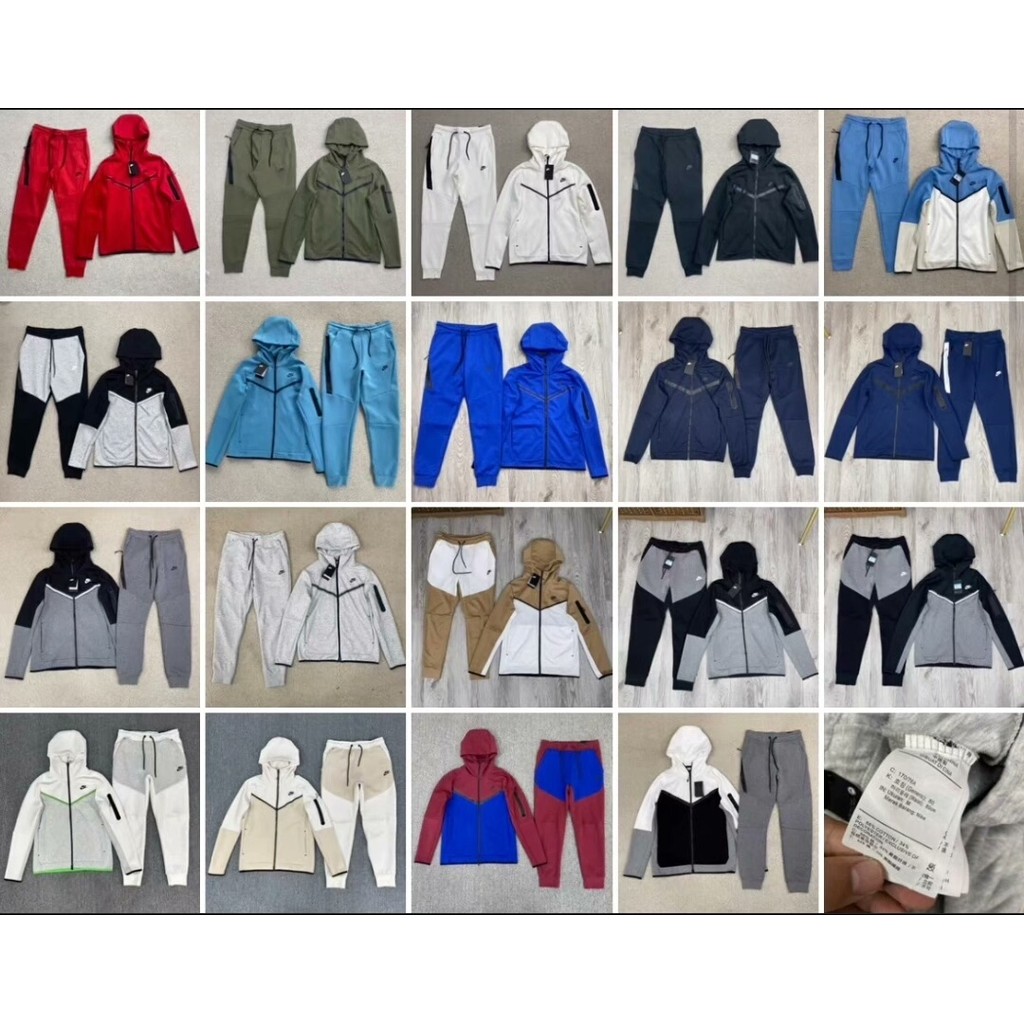 [Nike Windrunner Suit NSW TECH FLEECE] Full Color | Shopee Philippines