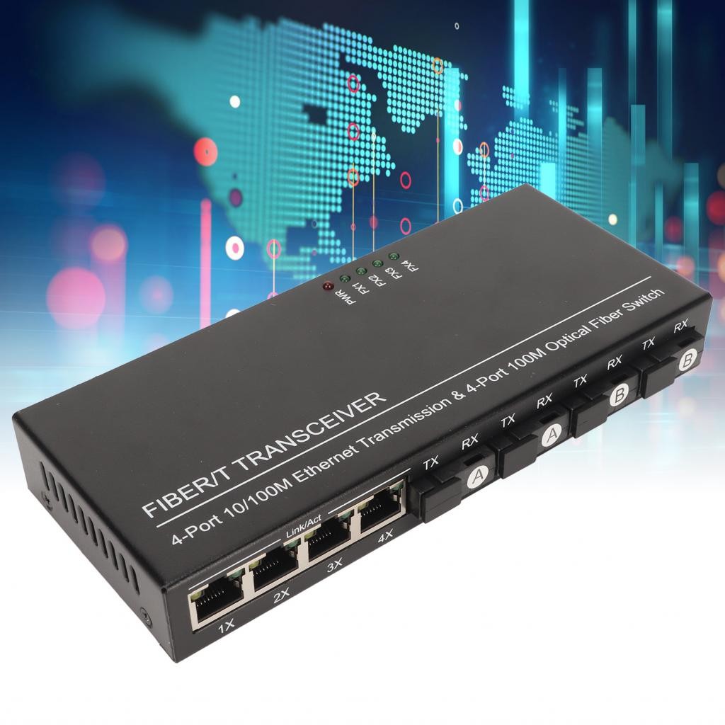 guli-ph Rendon Ethernet Switch SFP Fiber 8 Ports 10 100M for Family (US ...