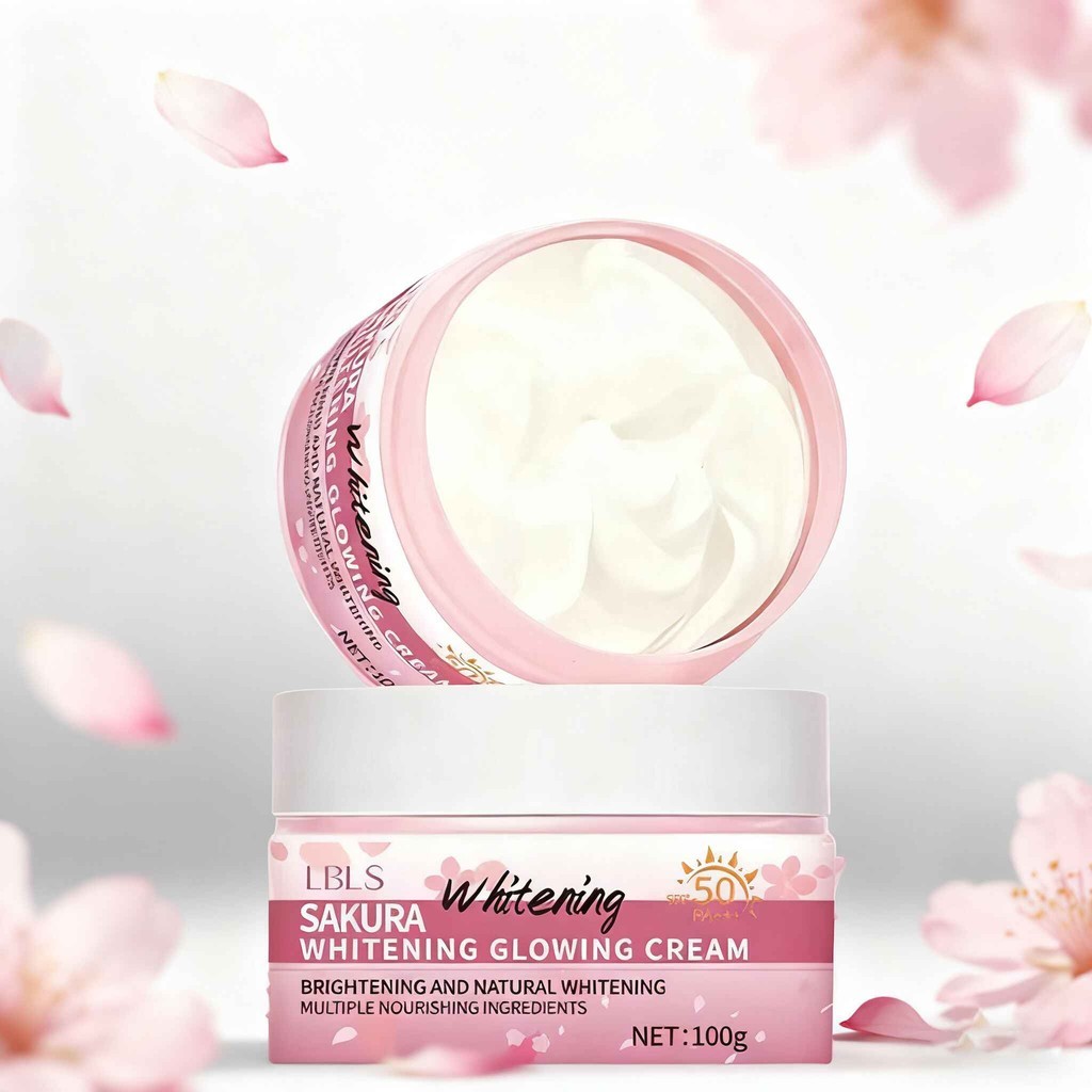 Whitening Facial Cream Nicotinamide Glutathione Glowing Sakura Cream ...