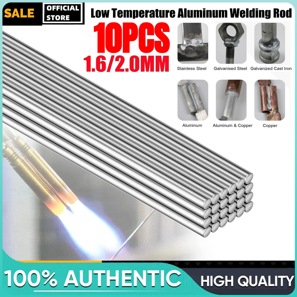 10PCS Low Temperature Easy Melt Aluminum Welding Rods Weld Bars without ...