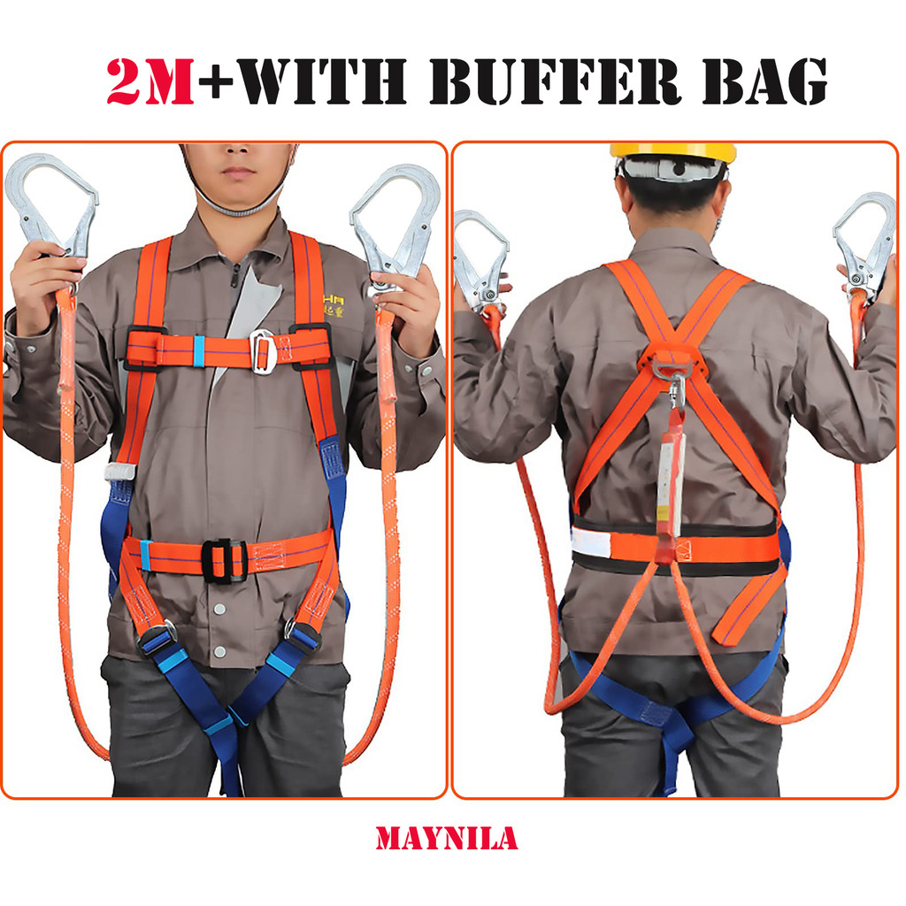 Shop full body harness with double lanyard for Sale on Shopee Philippines