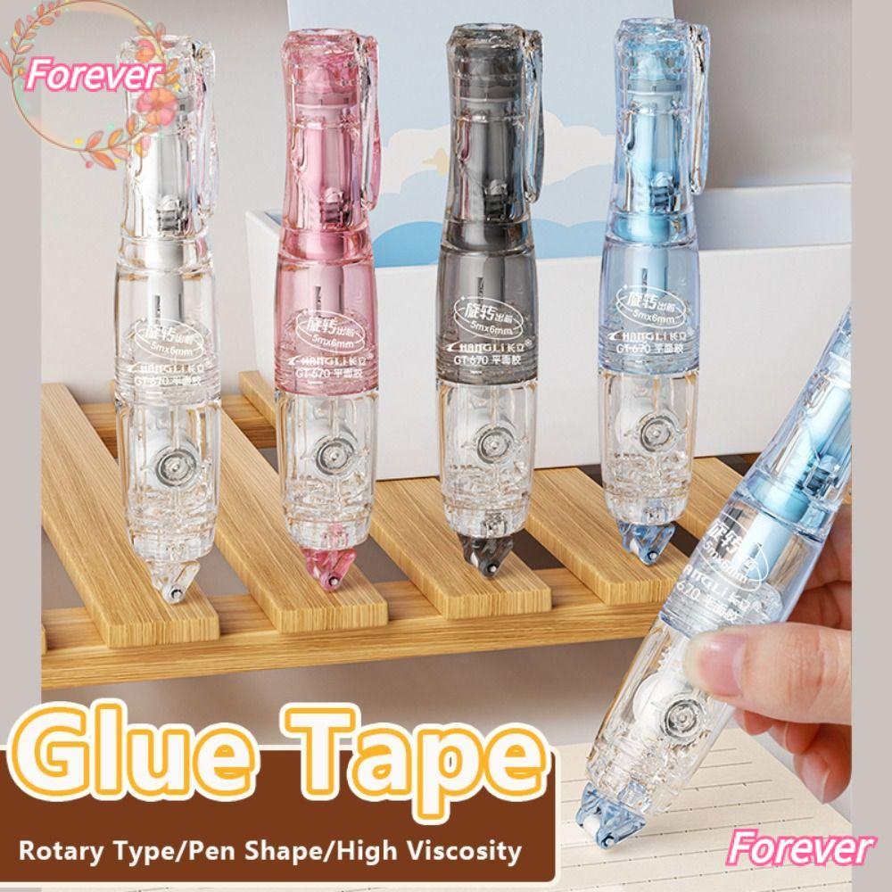 FOREVER Glue Tape, Pen Shape Rotary Type Glue Pen, High Viscosity ...