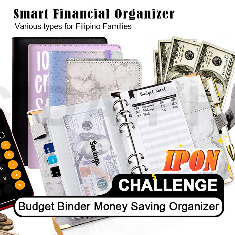 【BUY 1 GET 1】Money Ipon Challenge Booklet|Reusable Budget Envelope ...