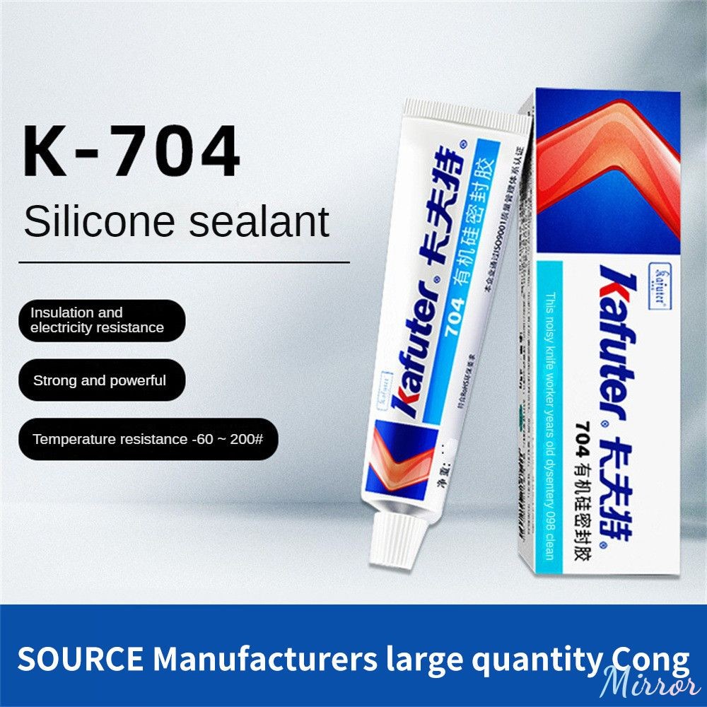 High Quality 45g Kafuter Silicone Industrial Adhesive K-704 Rtv Silicone Rubber White Electron ...