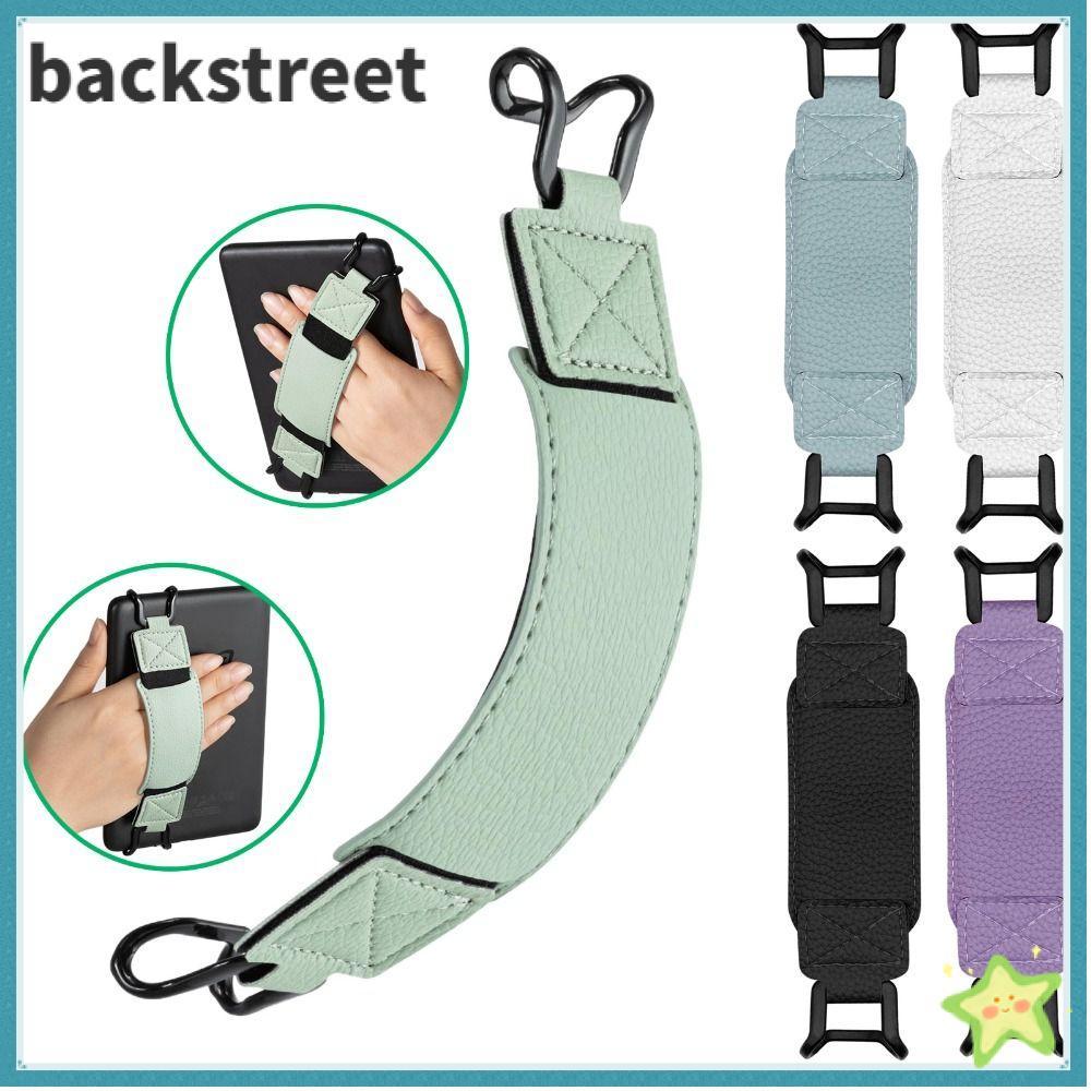 BACKSTREETYF Secure Hand Strap, PU Leather Versatile eReader Holder ...