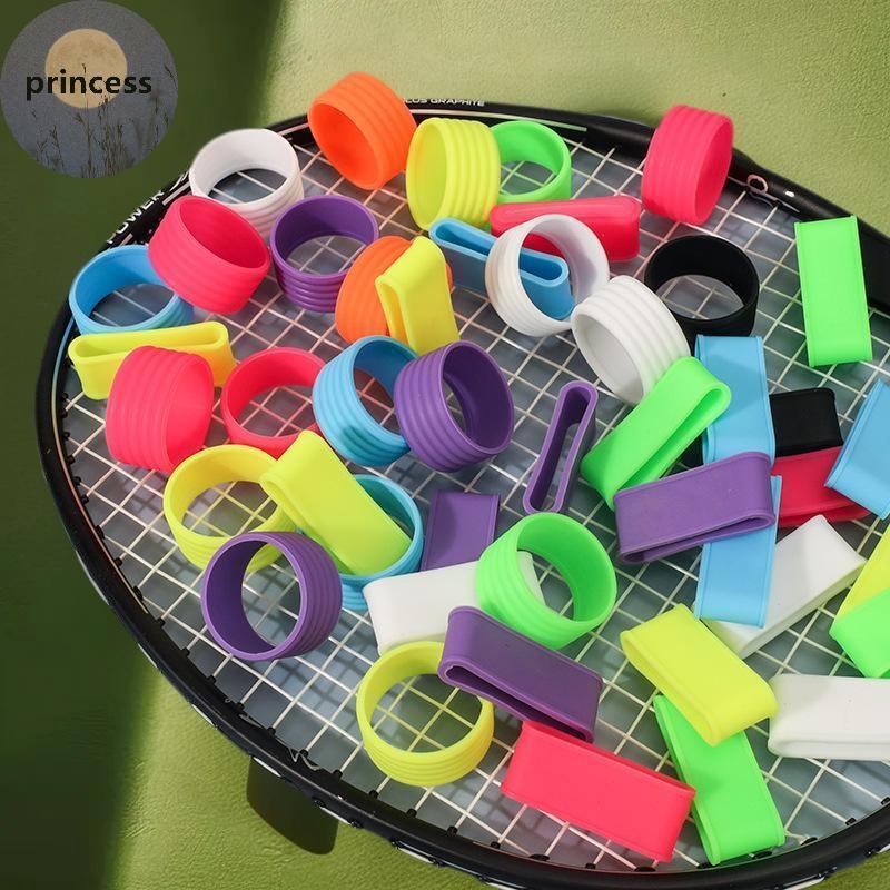 Princes 4Pcs/lot Silicone Tennis Racket Grip Ring Handle Closure Rubber ...