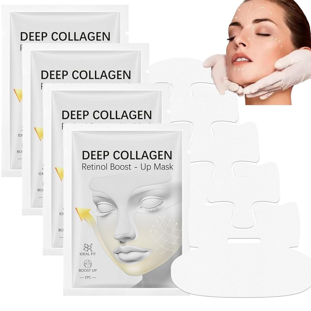 Facelift Collagen Mask - Korea's Face Waist Trainer, 3-In-1 Bluile ...