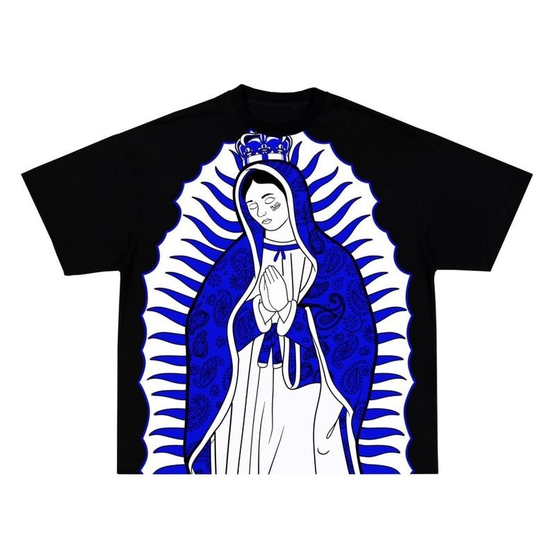 GUADALUPE V2 BY MULTIGRIND BLACK WHITE T SHIRT Crewneck | Shopee ...