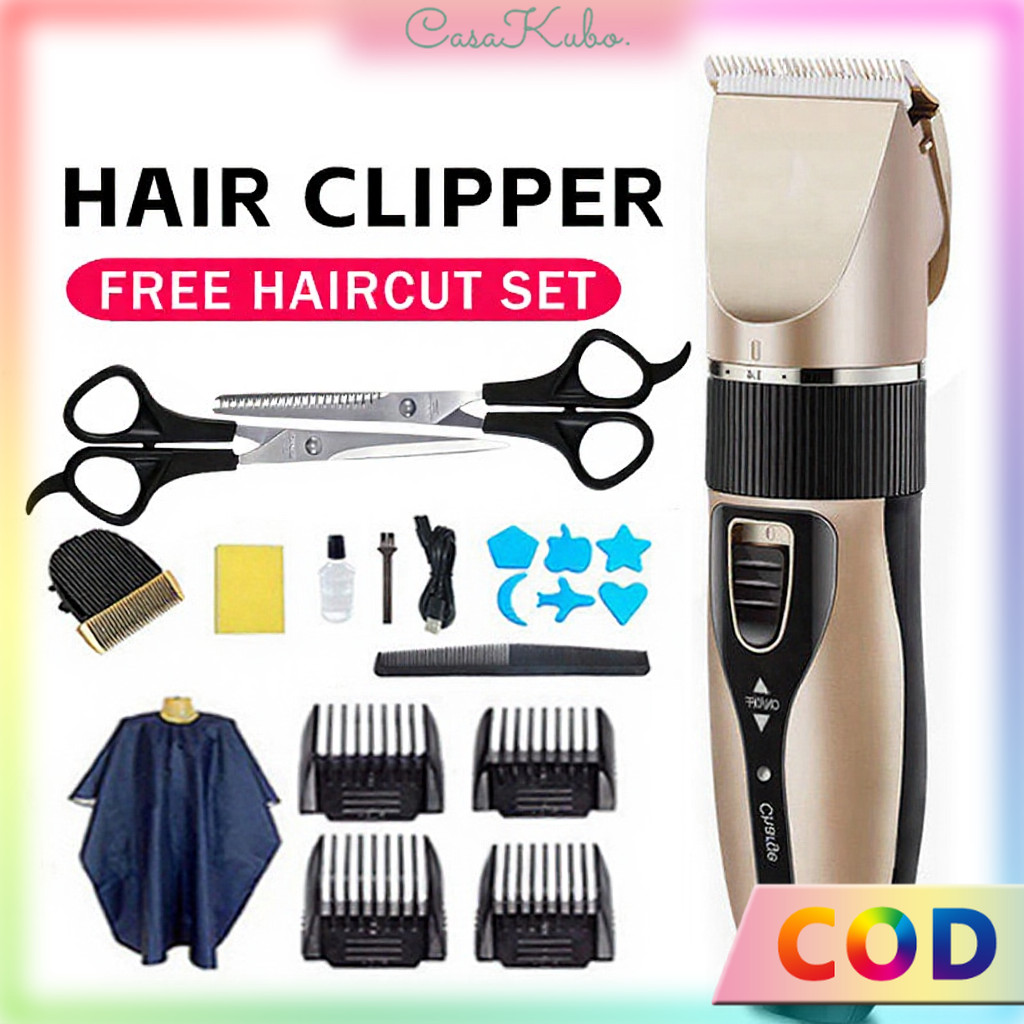 Professional Rechargeable Shaver Razor Hair Trimmer Grooming Kit ...
