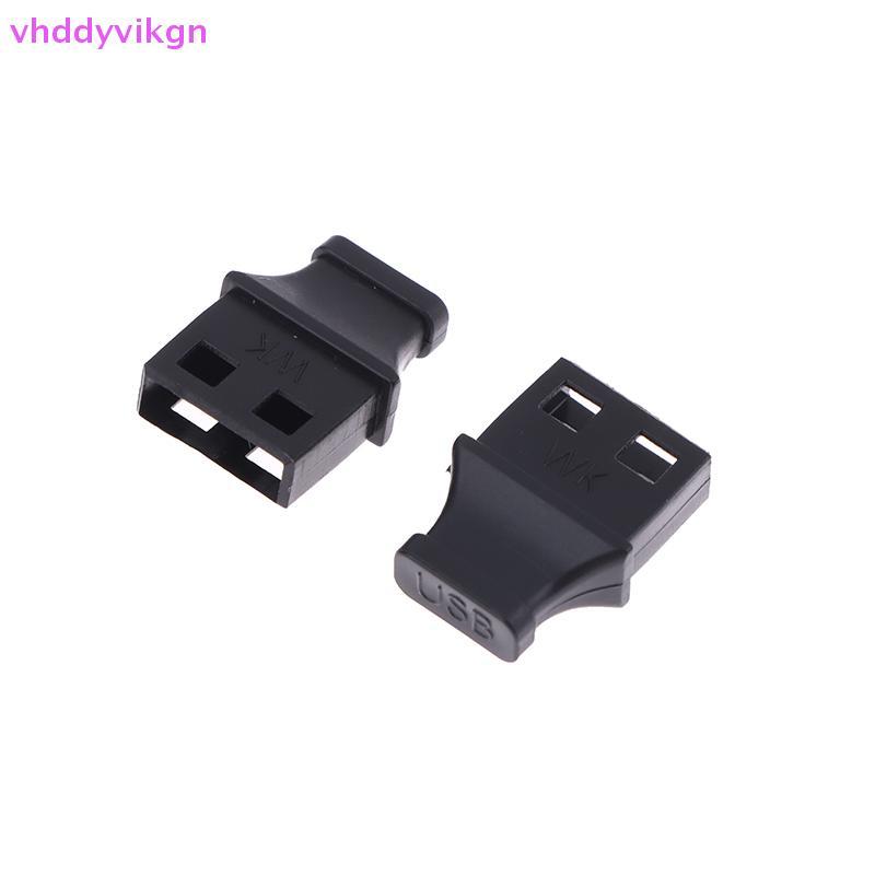 VHDD 5/10Pcs Type-A USB Port Plug With Handle Anti-dust Cover For ...