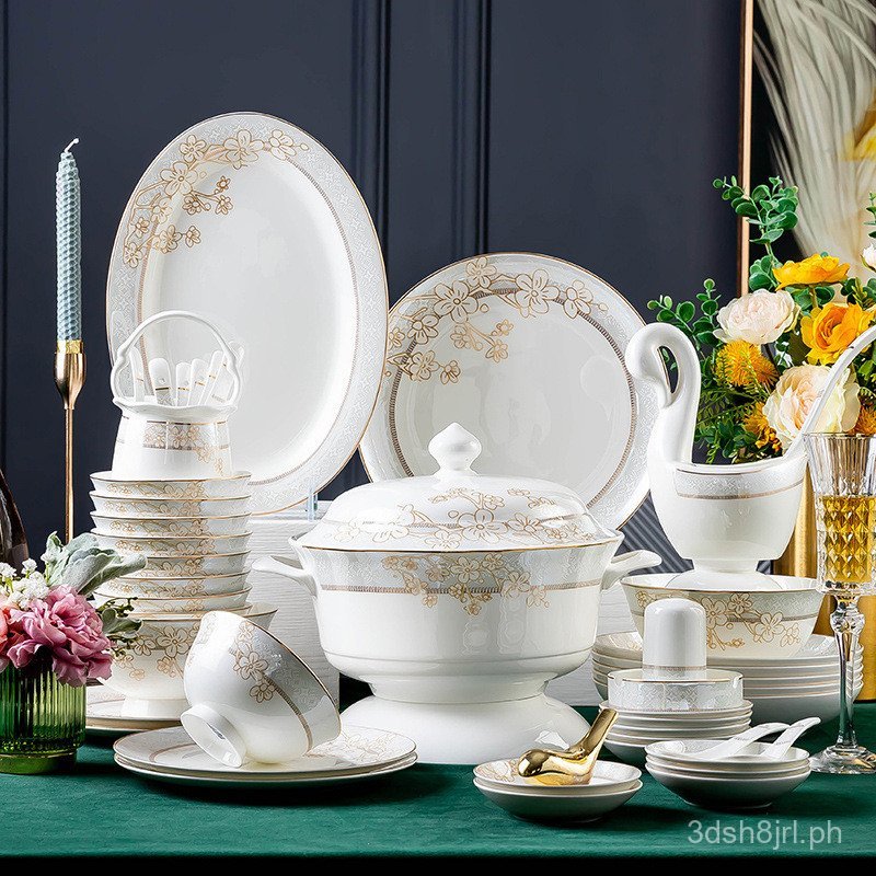 Ceramic Tableware Bowl Plate Dish Set Full Set Company Promotional Gift ...