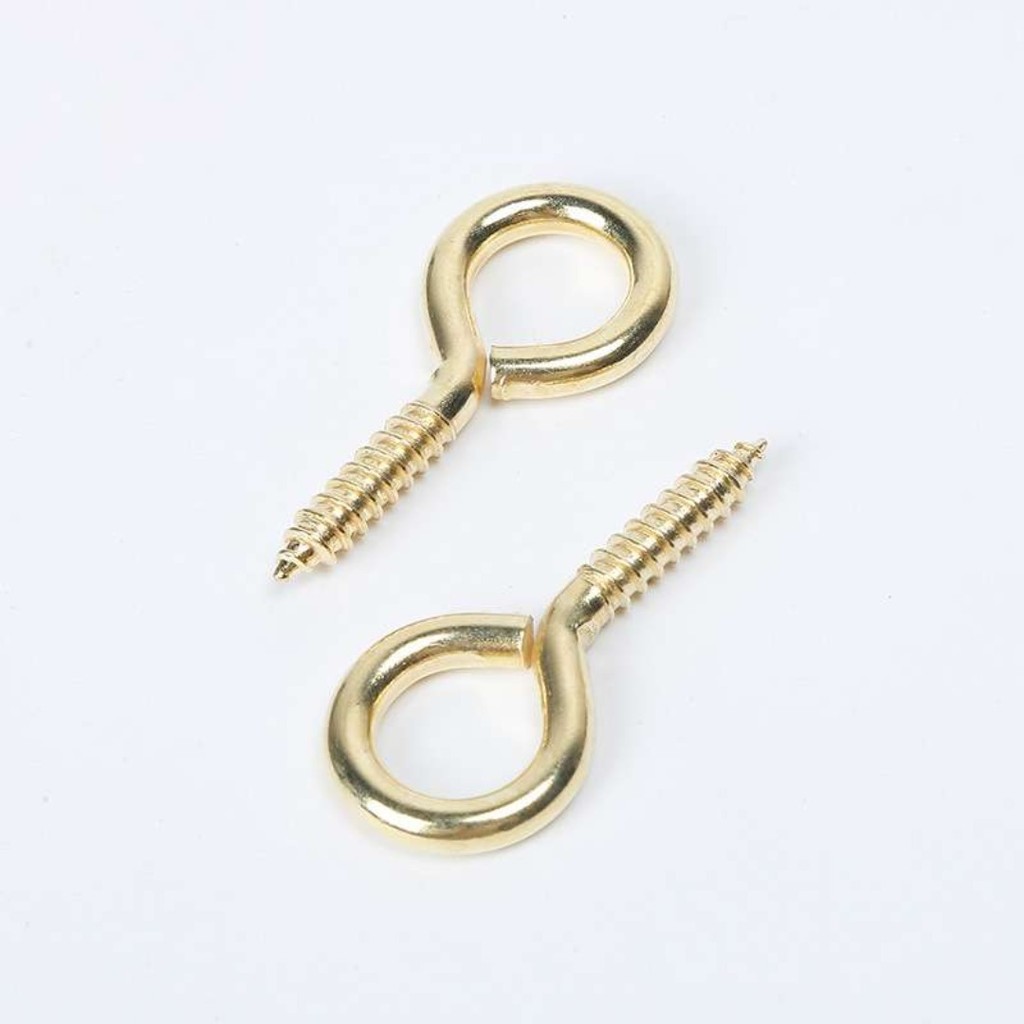 XCF）Copper-plated self-tapping screws (closed/open) sheep's eye screws ...