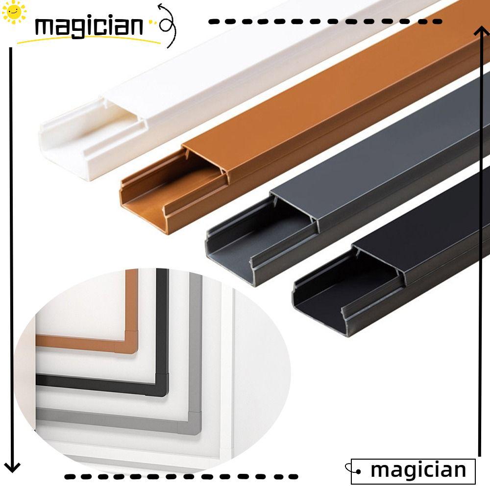 MAGICIAN Wire Conduit, 1m Rectangle Cable Trunking, High Quality Self ...