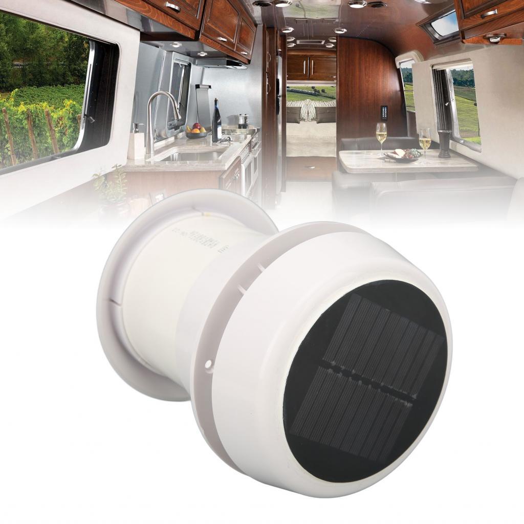 DC12V RV Roof Fan Noiseless Solar Powered Vent Motorhome Ventilation ...