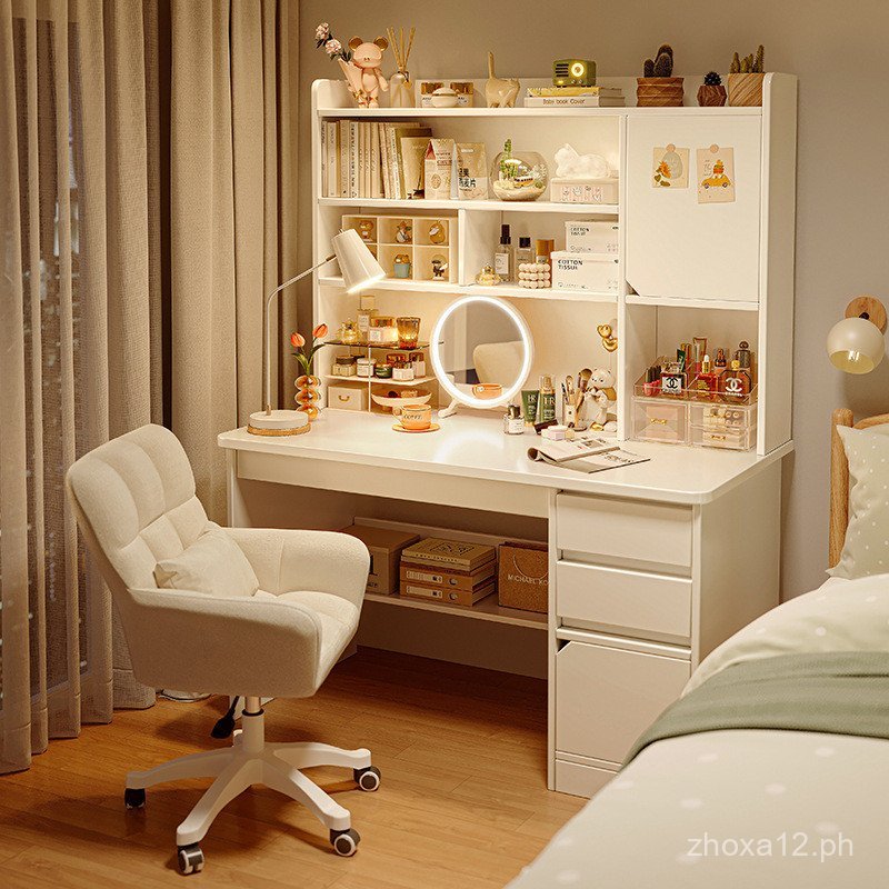 Computer Desk and Dressing Table Integrated Bedroom Simple Modern Desk ...