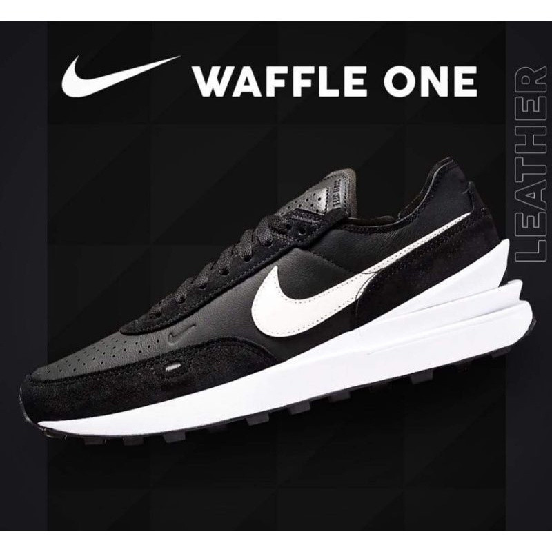 Nike waffle one Leather [100% Original] | Shopee Philippines