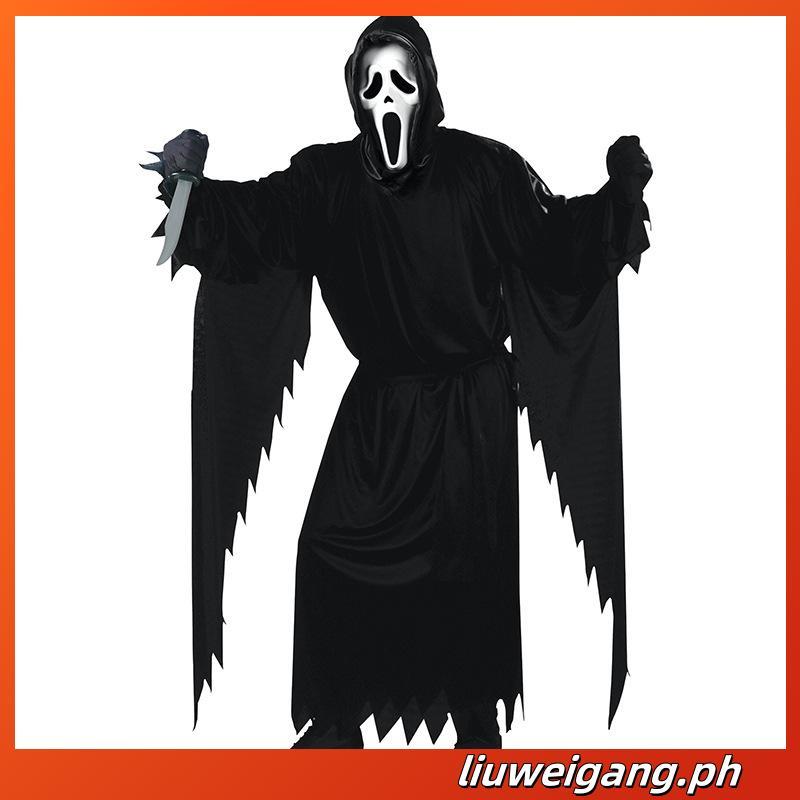 Halloween Scream 6 Ghostface Cosplay Costumes Children and Adult Horror ...