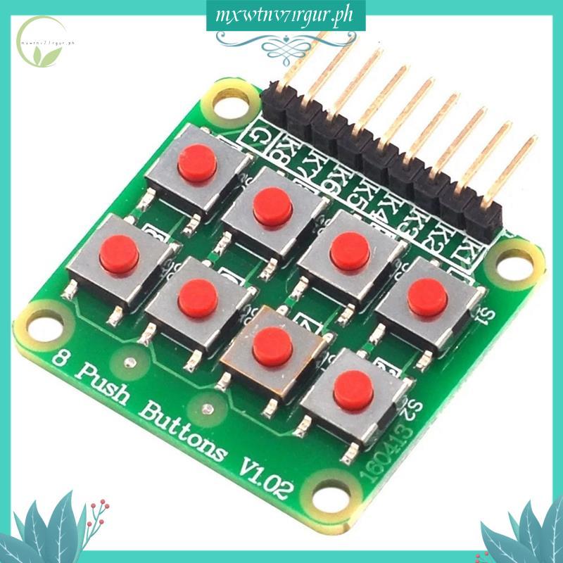 [mxwtnv71rgur] 2x4 Keypad 4x2 Keypad 8 Push Buttons Key Board Matrix ...