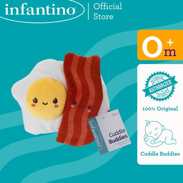 Infantino Cuddle Buddies | Crinkle Sounds | Soft & Comforts | 0months ...
