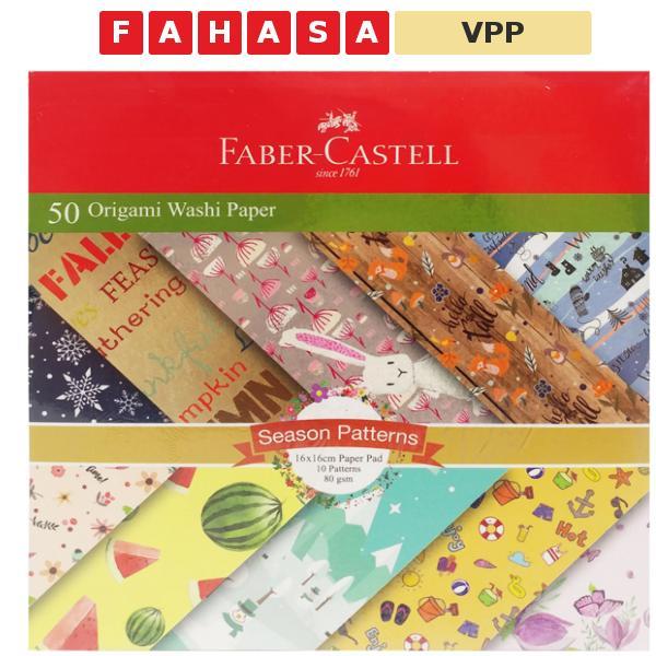 Origami Washi Art Paper - Season Patterns - Faber-Castell (50 Sheets ...