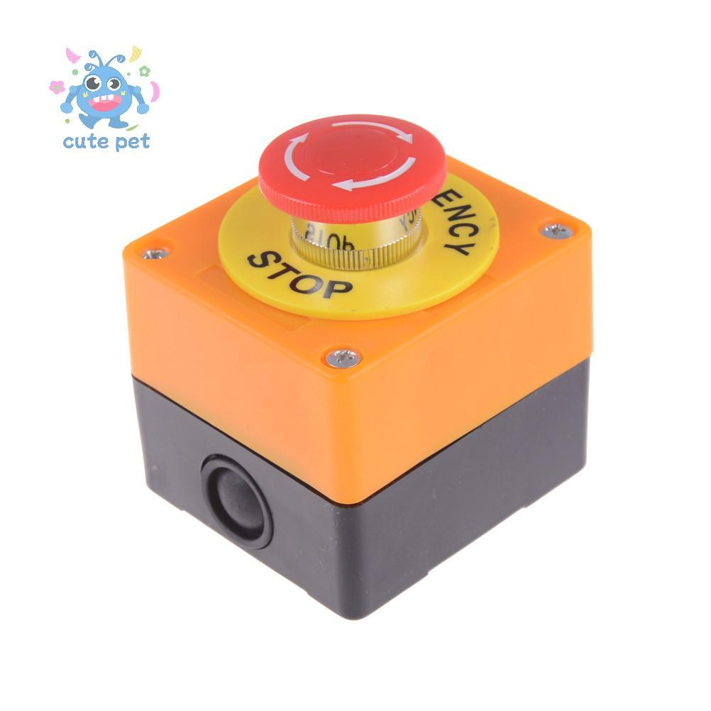 [SNOW] Red Sign Mushroom Emergency Stop Push Button Switch Station 1 NO ...