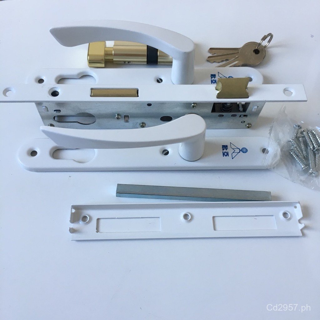 Door Lock Plastic Steel Door Lock Handle Lock Swing Door ...