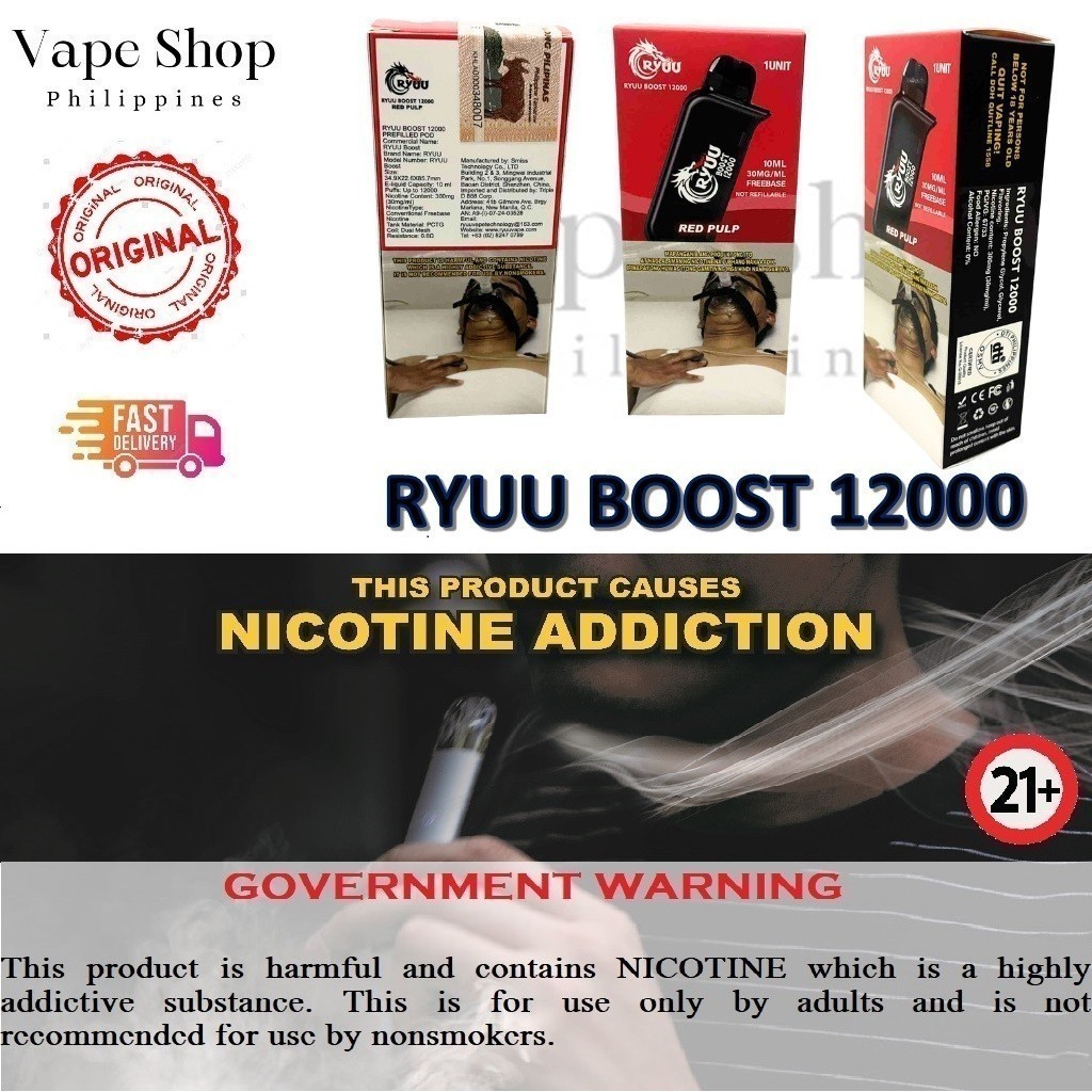 Ryuu 12K Disposable Pod | Shopee Philippines